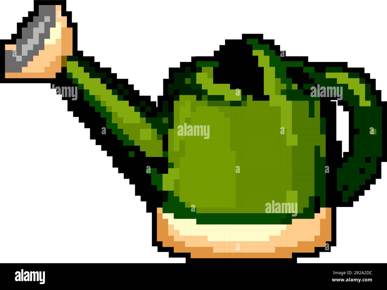 spring watering can game pixel art vector illustration Stock Vector ...