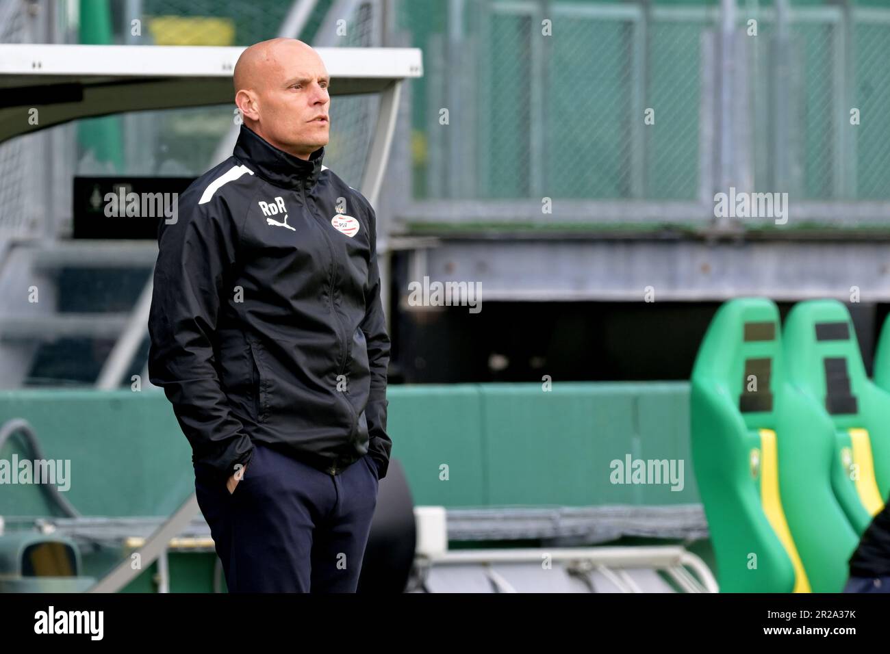 THE HAGUE - Netherlands, 18/05/2023, PSV trainer coach Rick de Rooij ...