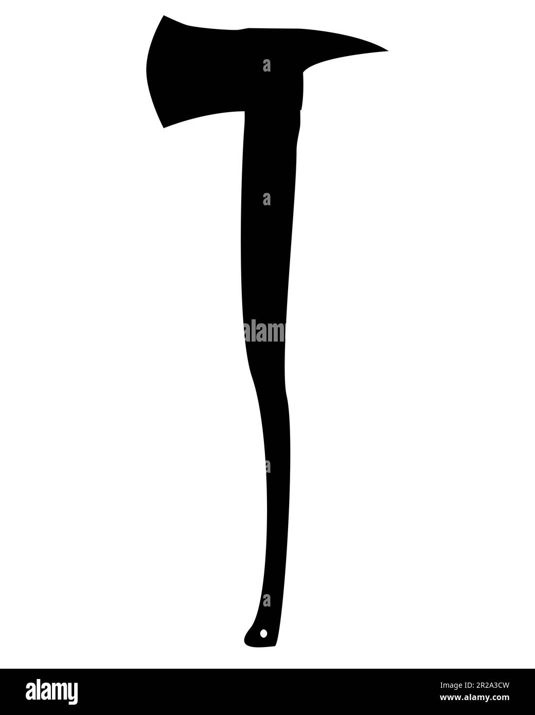 Wood axe silhouette hi-res stock photography and images - Alamy