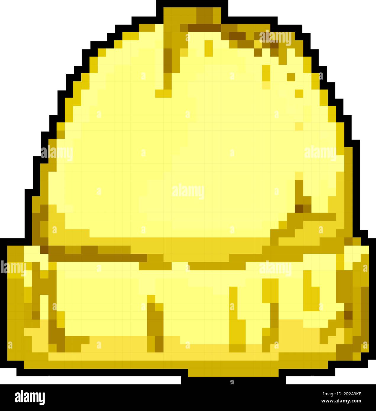 happy winter hat man game pixel art vector illustration Stock Vector ...
