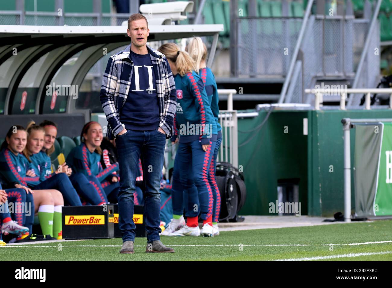 THE HAGUE - Netherlands, 18/05/2023, FC Twente coach Joran Pot during ...