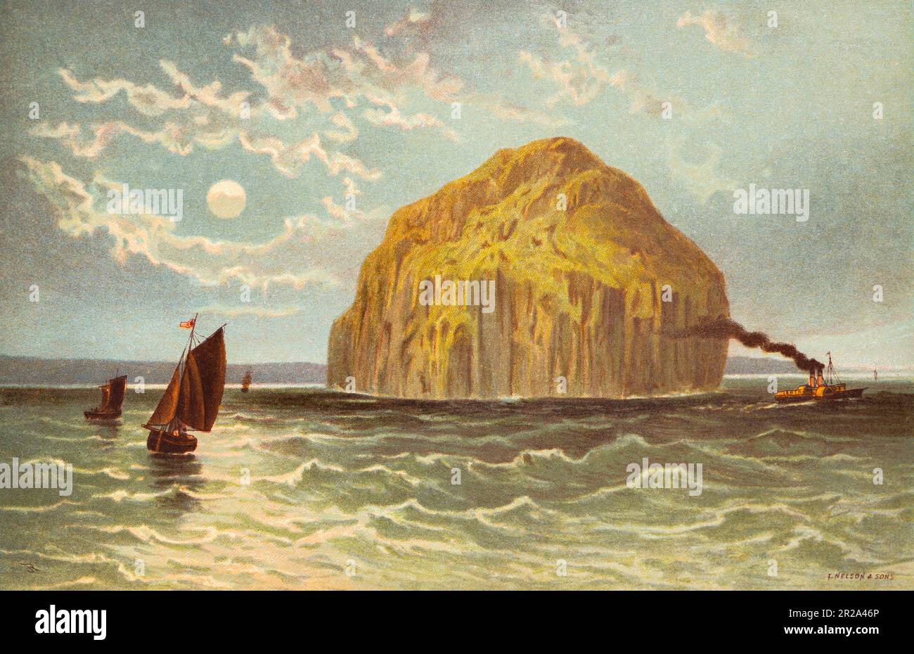 Ailsa Craig, Firth of Clyde, Scotland, Great Britain, Western Europe ...