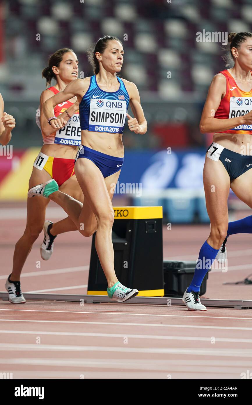 Jenny simpson doha 2019 hi-res stock photography and images - Alamy