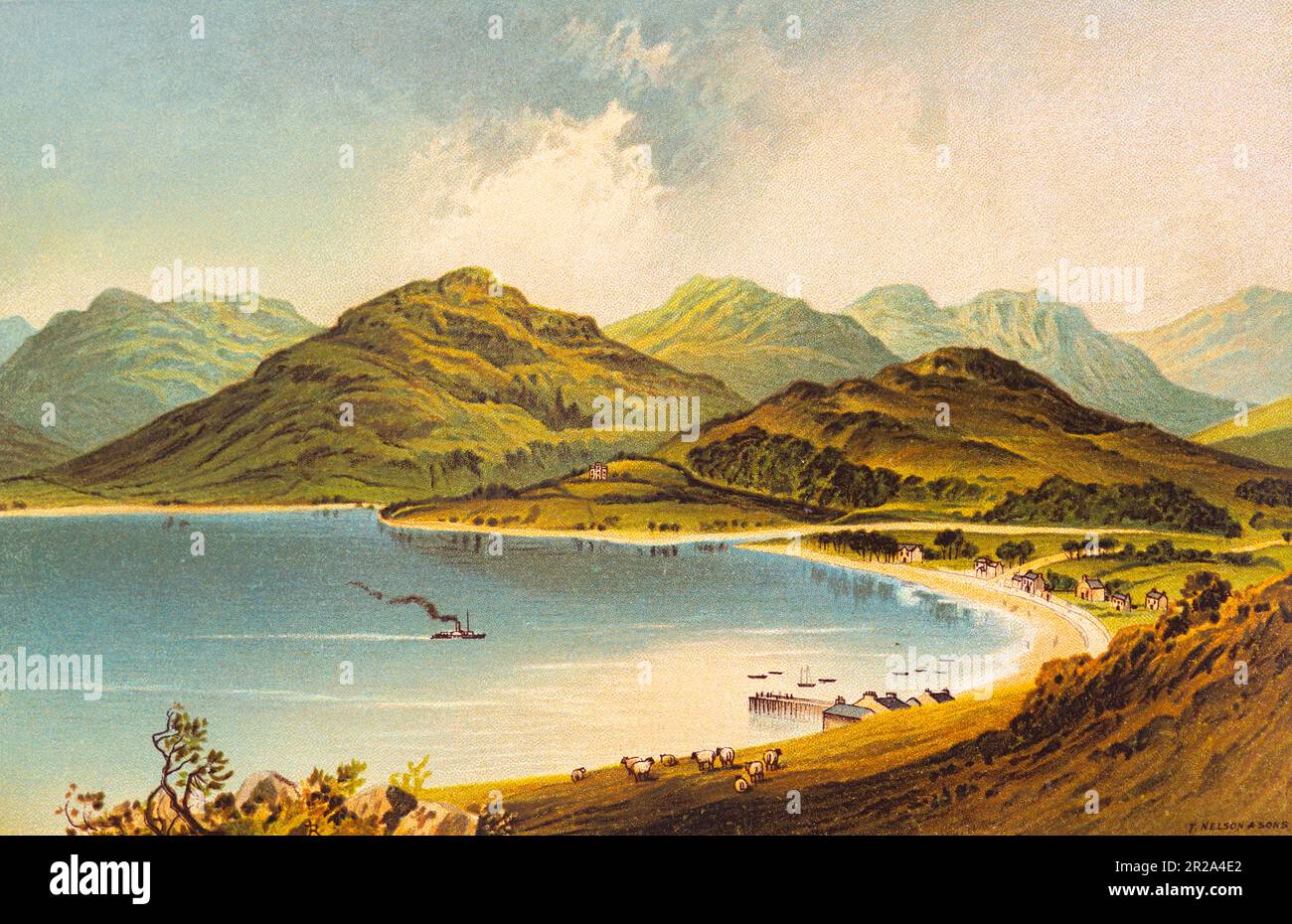 Town Loch Goil Head on Loch Goil, branch of Loch Long, Scotland, Great ...