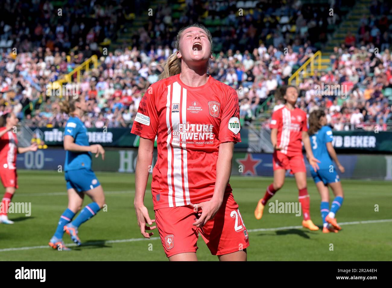 THE HAGUE - Netherlands, 18/05/2023, Wieke Kaptein of FC Twente during ...