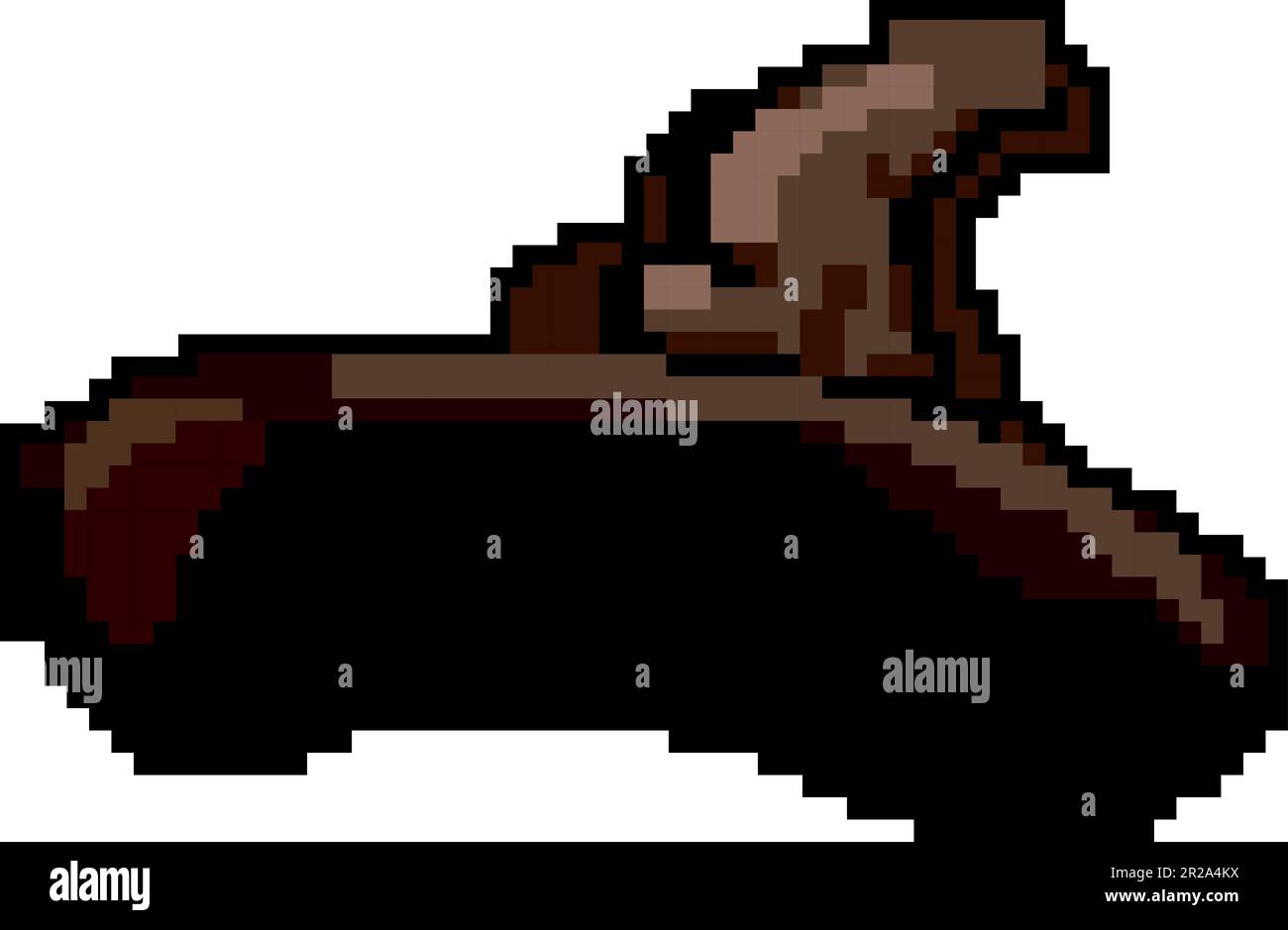 magician wizard hat game pixel art vector illustration Stock Vector ...