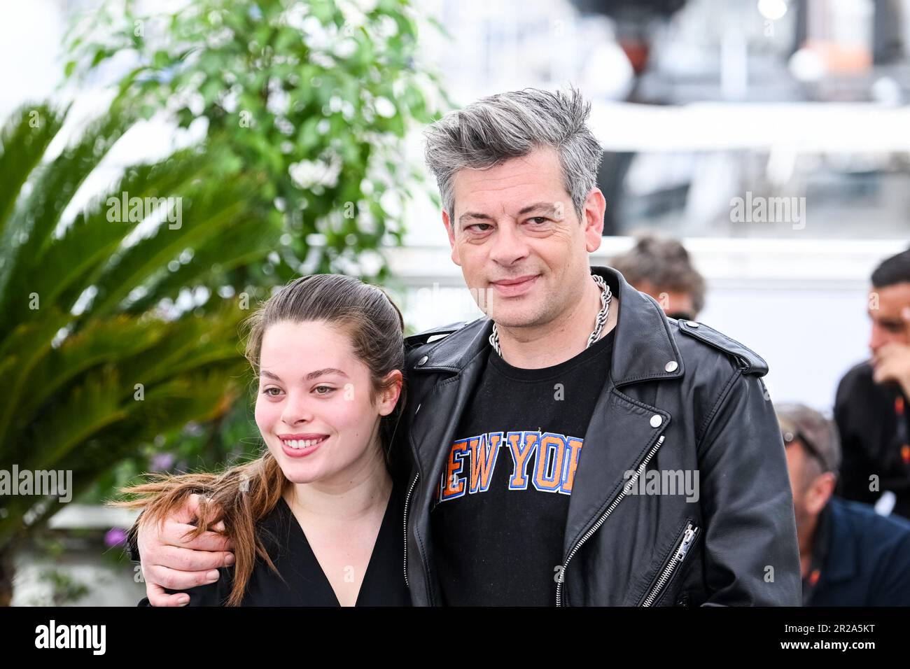 Cannes, France. 18th May, 2023. Anna Biolay, Benjamin Biolay 76th ...
