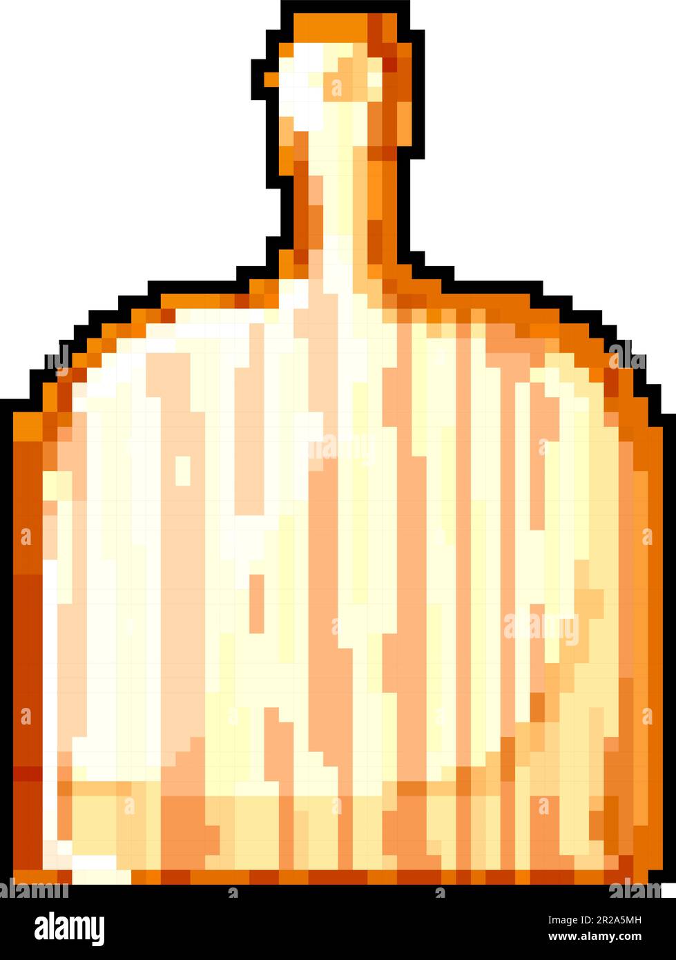 round wooden pizza board game pixel art vector illustration Stock ...