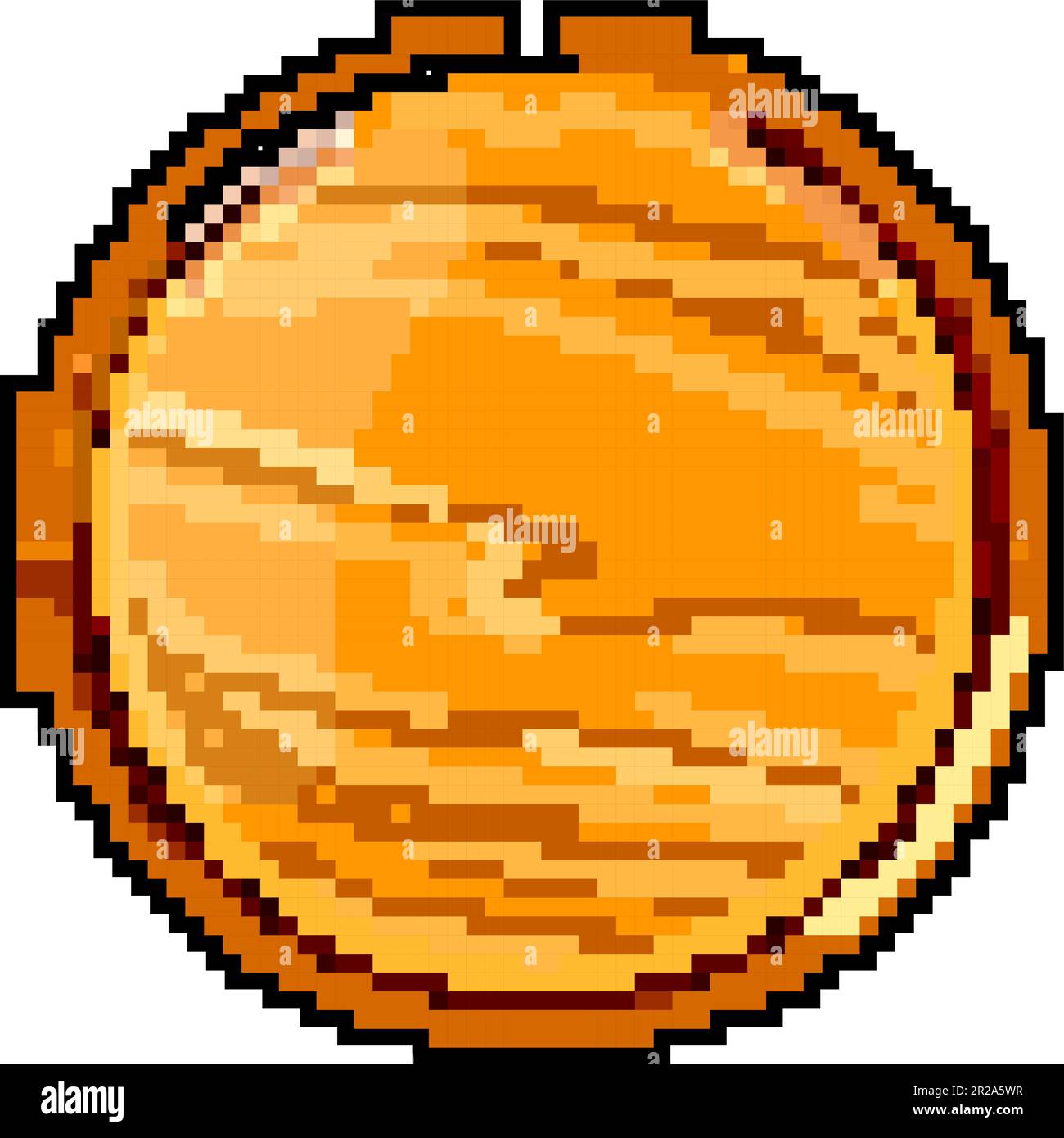 plank wooden pizza board game pixel art vector illustration Stock ...
