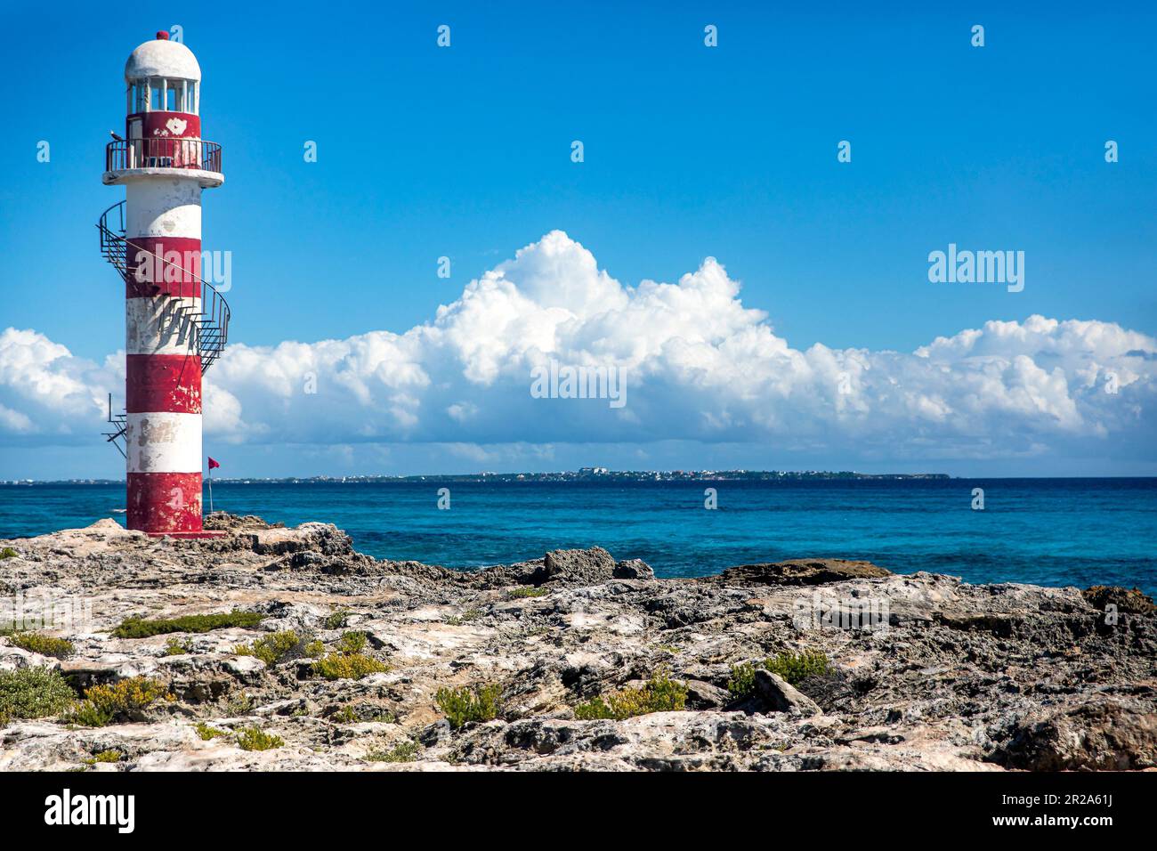 Photograph of the lighthouse at the tip of the lighthouse in the hotel ...