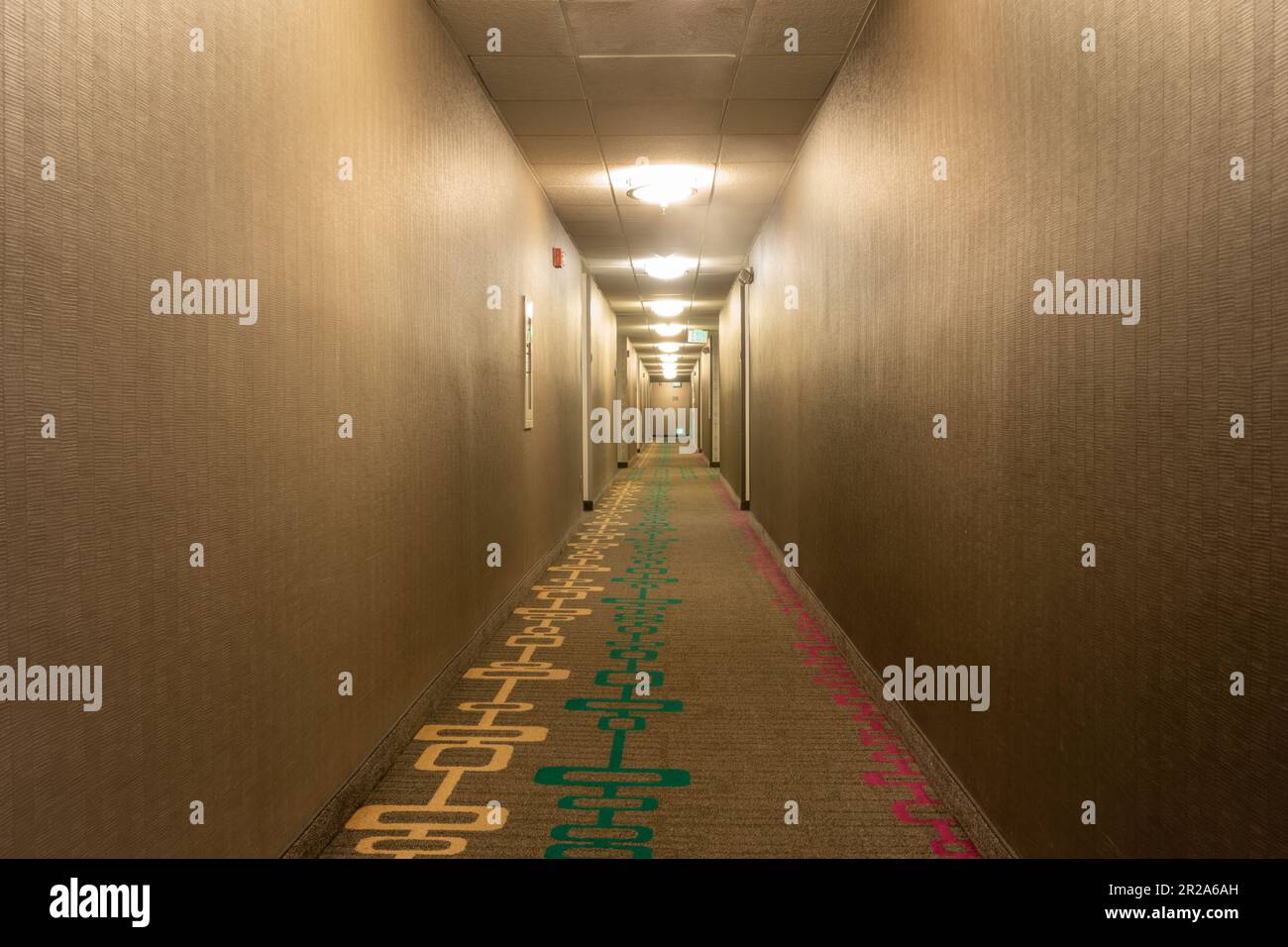 Hotel hallway corridor carpet hi-res stock photography and images - Alamy
