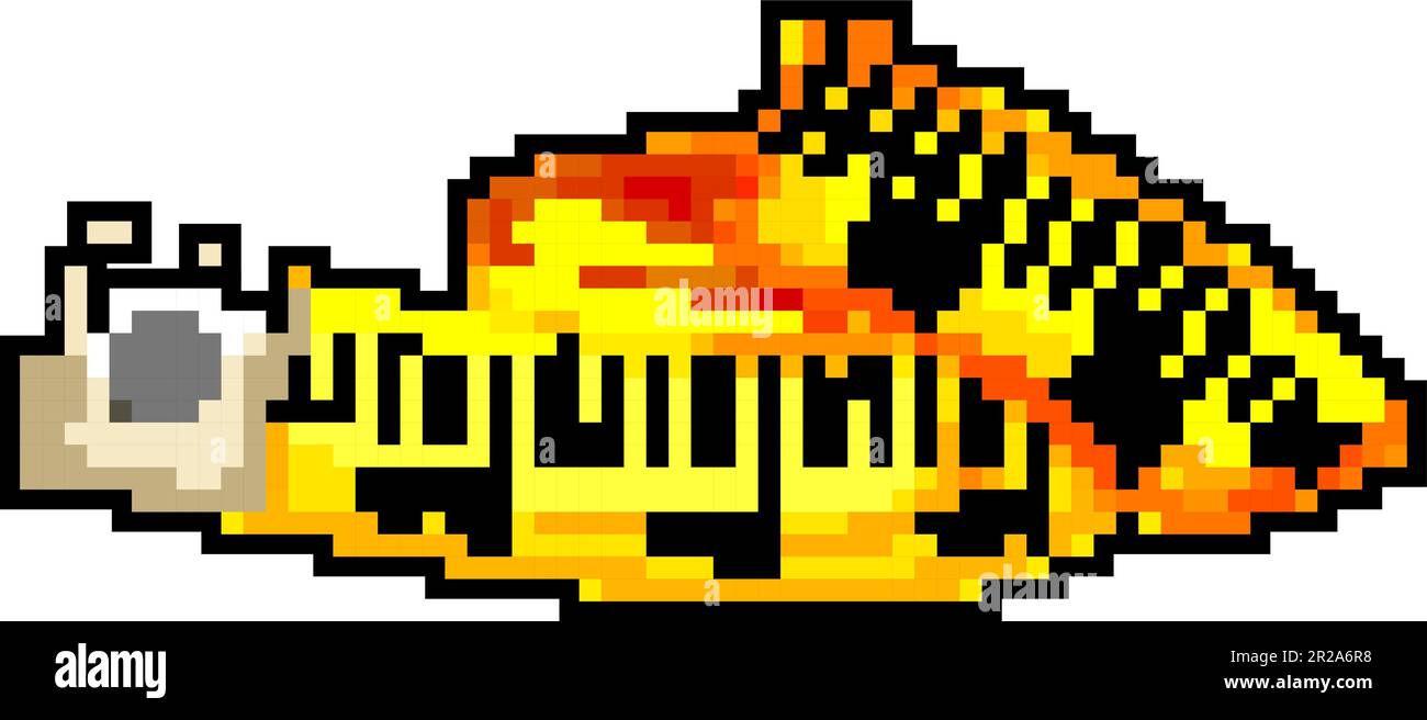 Gold Minecraft Pixel Art