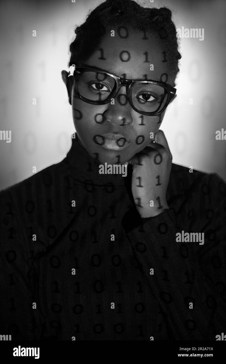 Abstract female graphic Black and White Stock Photos & Images - Alamy