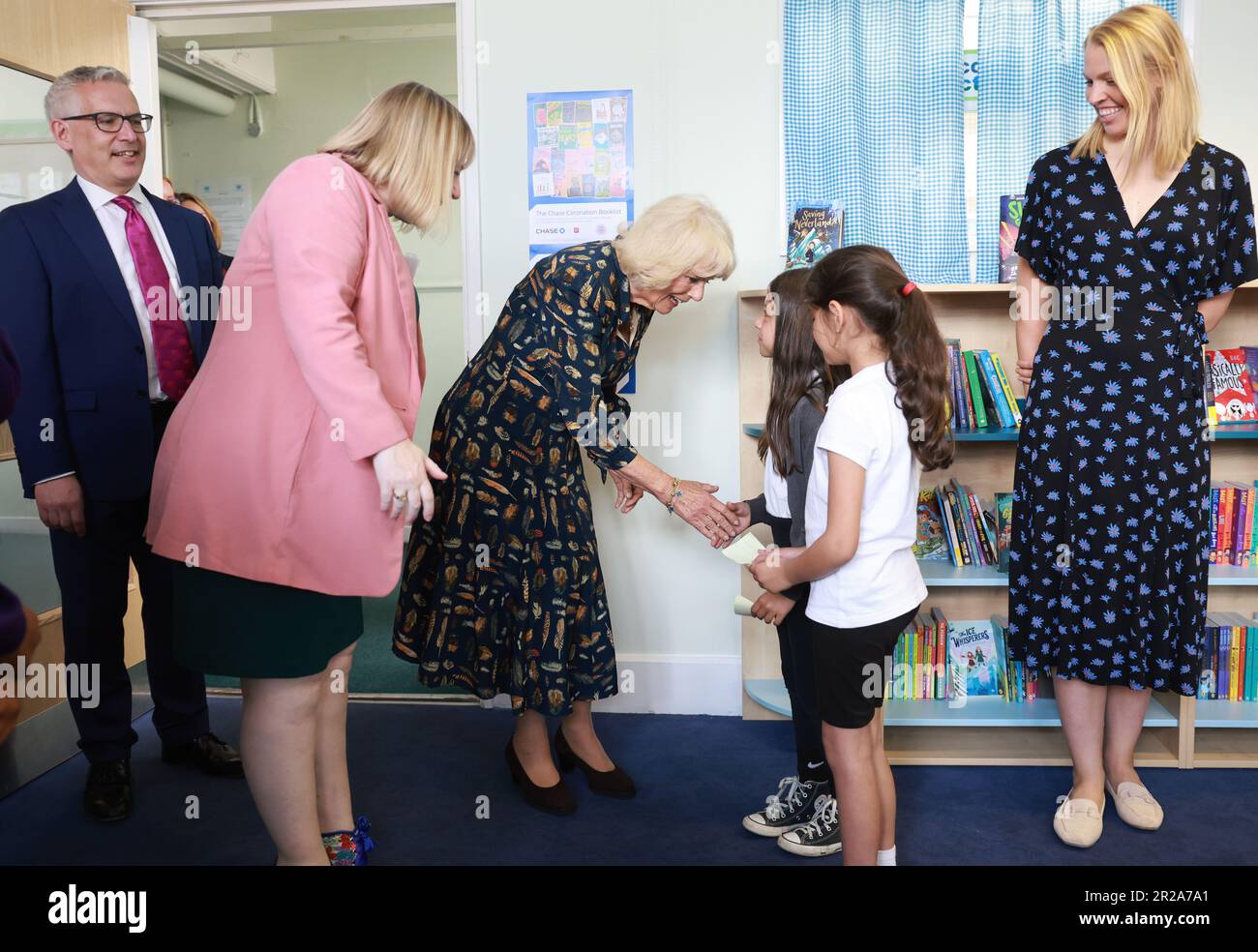 Queen Camilla launches the Coronation Libraries initiative at ...