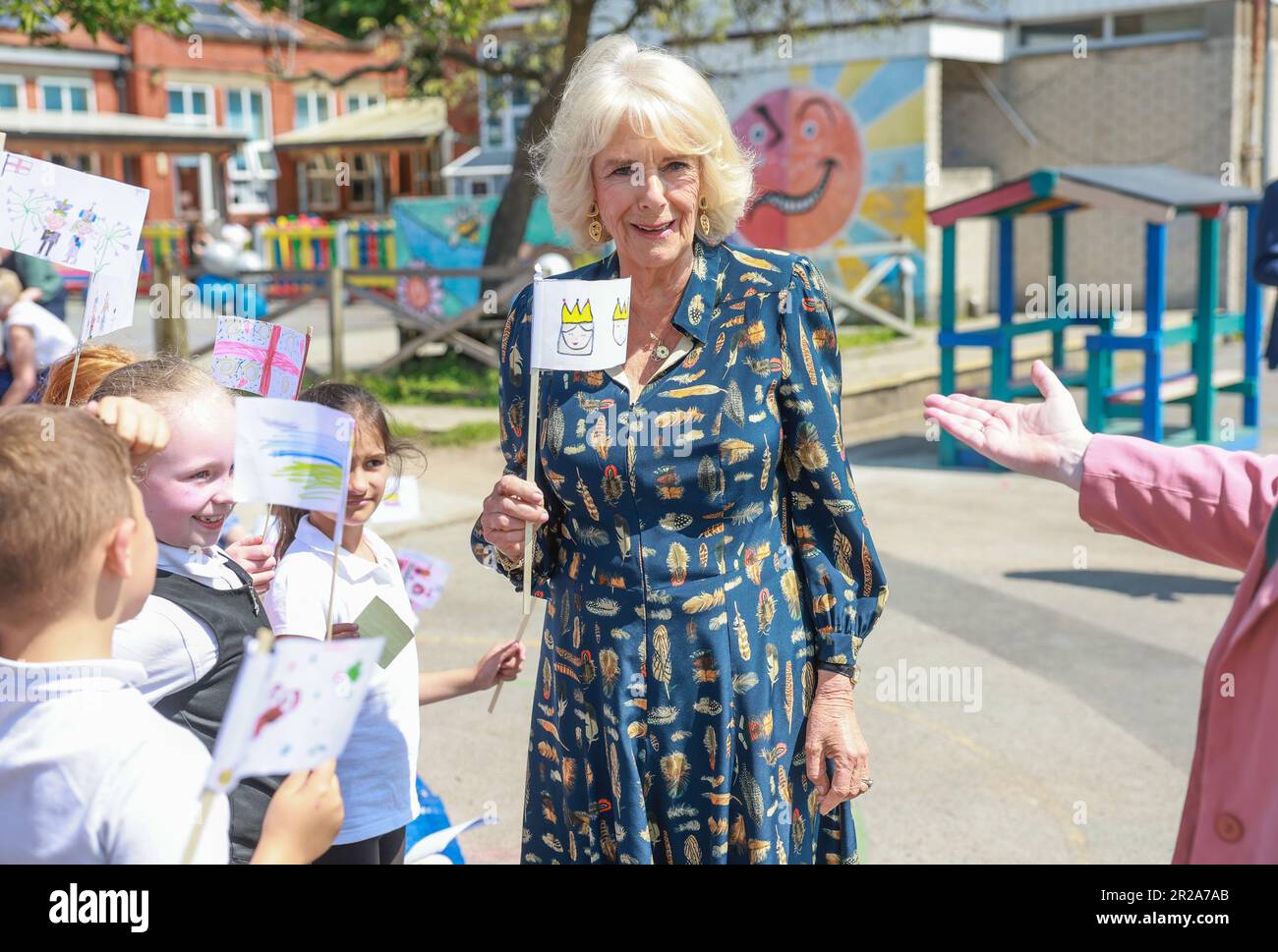 Queen Camilla launches the Coronation Libraries initiative at ...