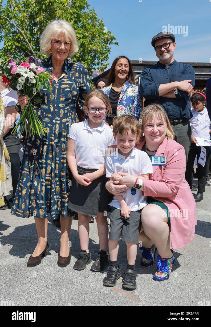 Queen Camilla launches the Coronation Libraries initiative at ...