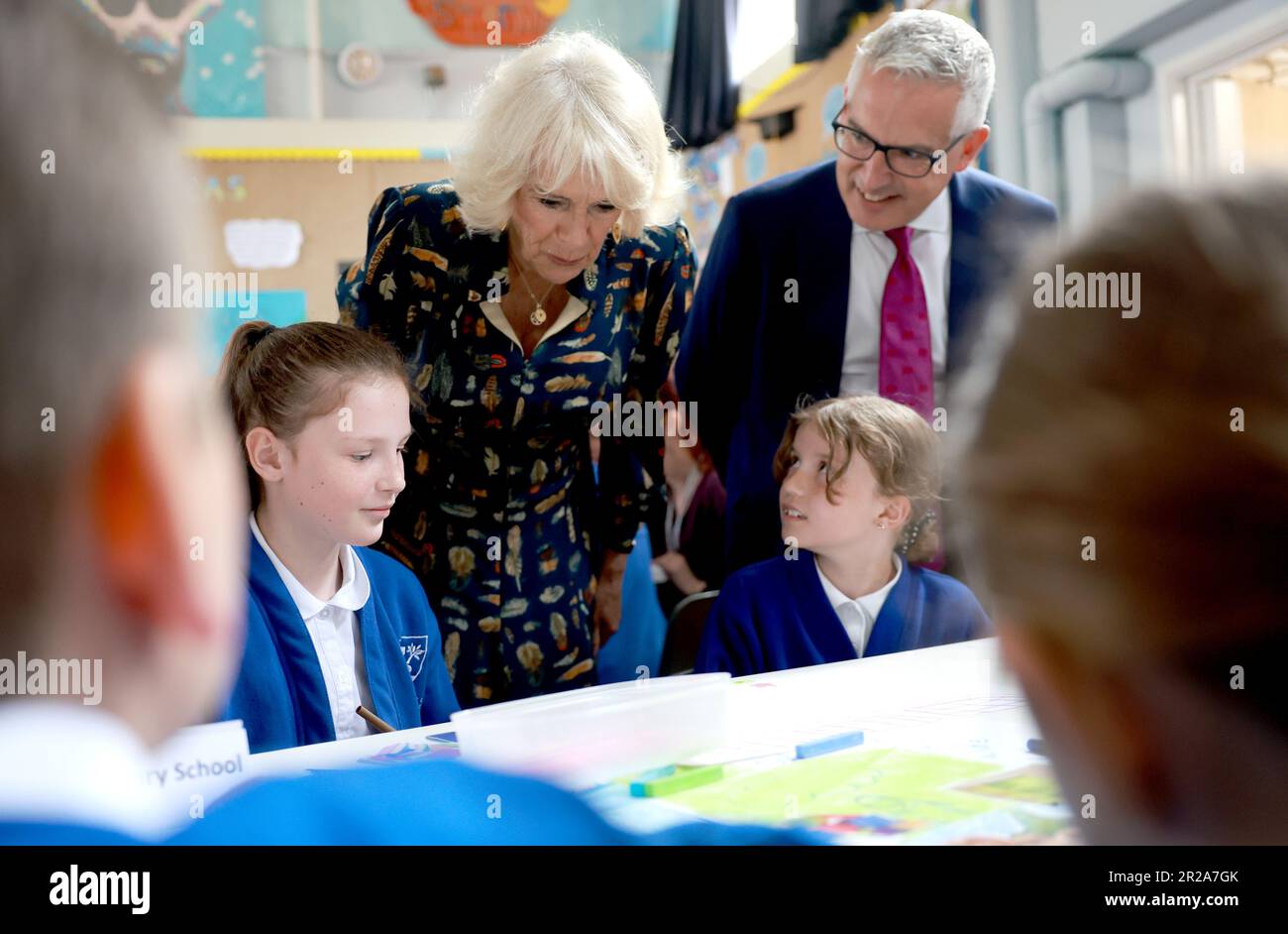 Queen Camilla launches the Coronation Libraries initiative at ...