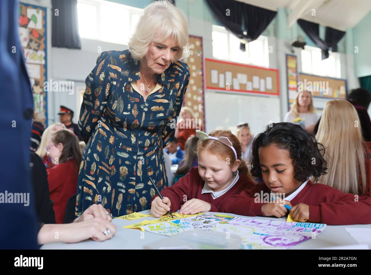 Queen Camilla launches the Coronation Libraries initiative at ...