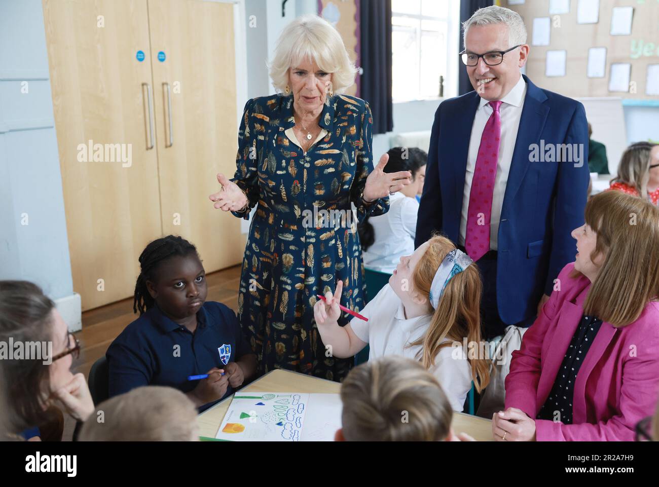 Queen Camilla launches the Coronation Libraries initiative at ...