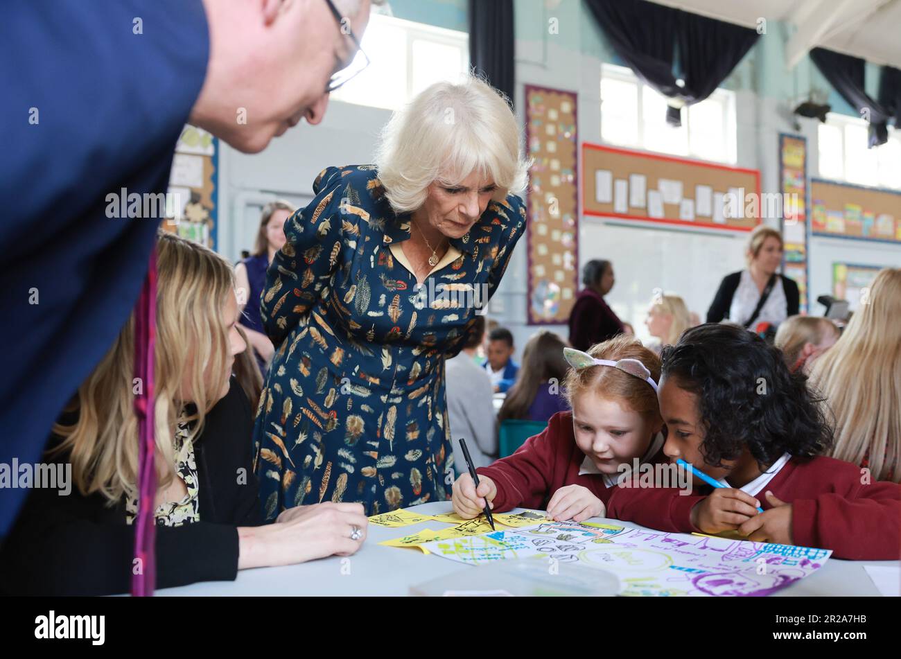 Queen Camilla launches the Coronation Libraries initiative at ...