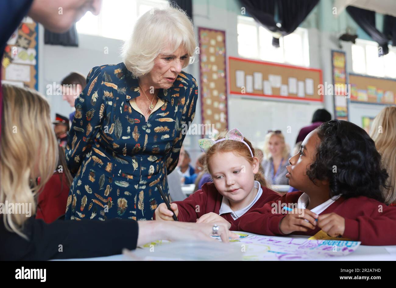 Queen Camilla launches the Coronation Libraries initiative at ...