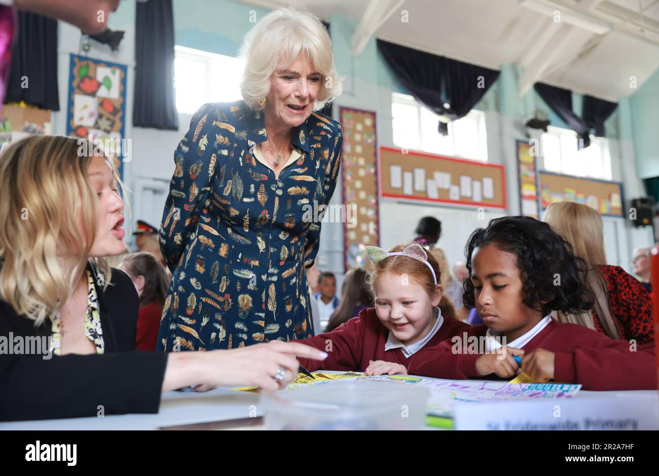 Queen Camilla launches the Coronation Libraries initiative at ...