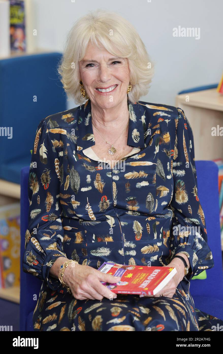 Queen Camilla launches the Coronation Libraries initiative at ...