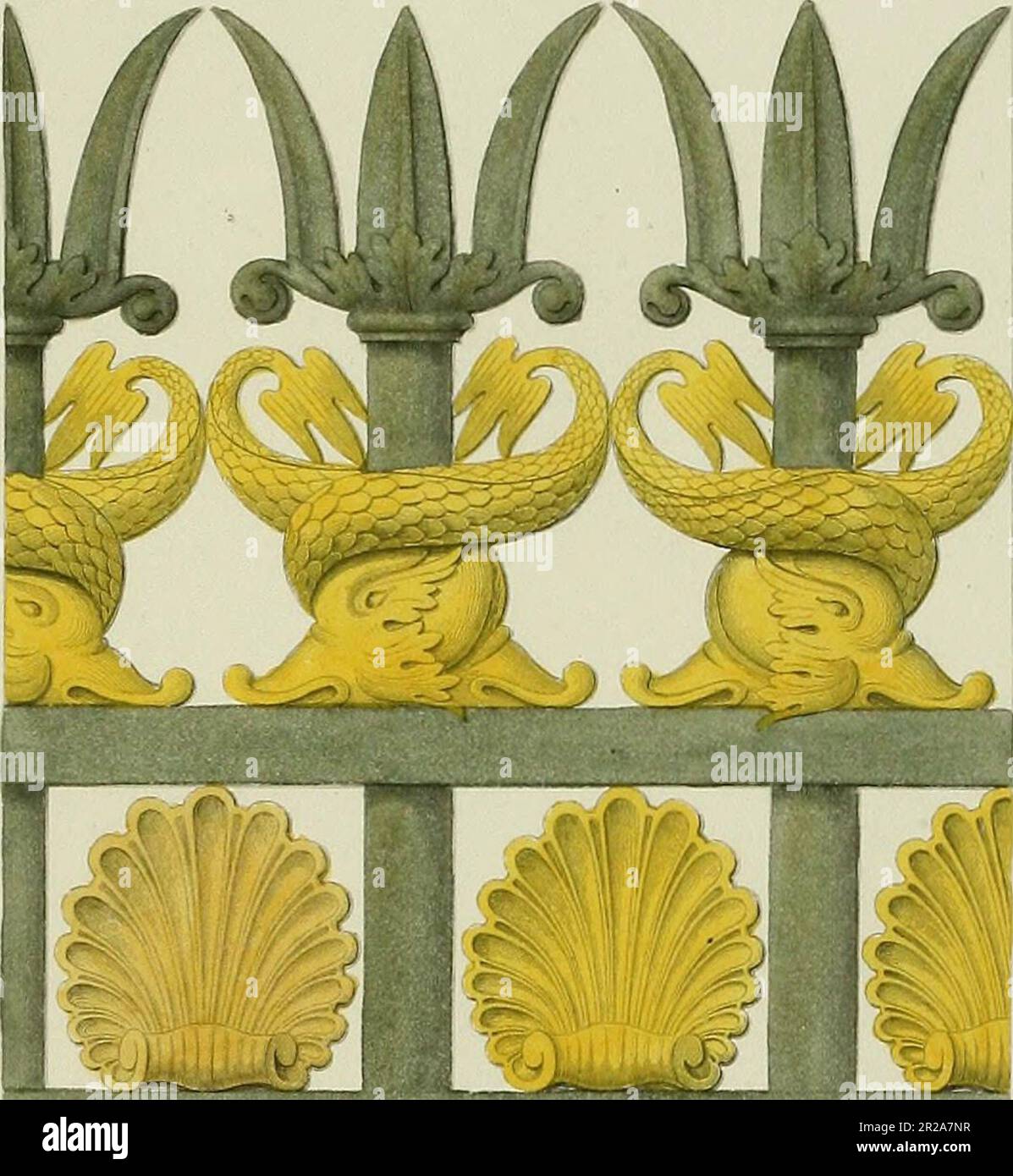 "Examples of ornamental metal work" (1836 Stock Photo - Alamy