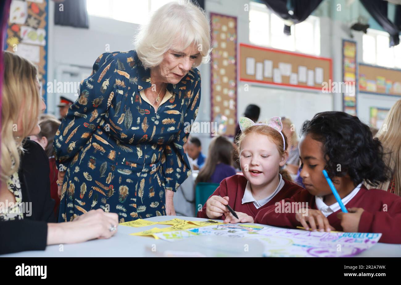 Queen Camilla launches the Coronation Libraries initiative at ...