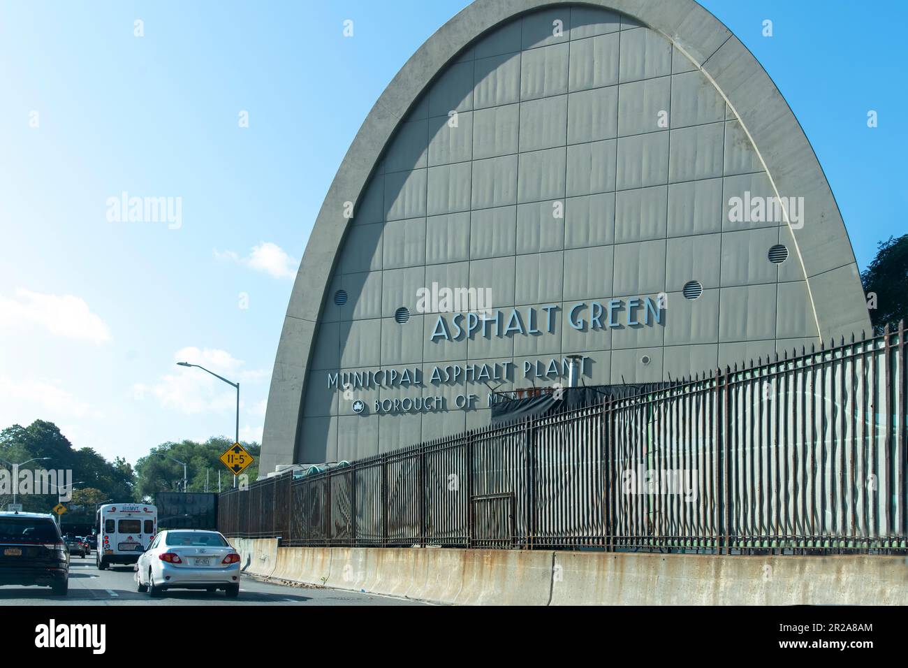 New York City, NY, USA-August 2022; View in southerly direction over ...