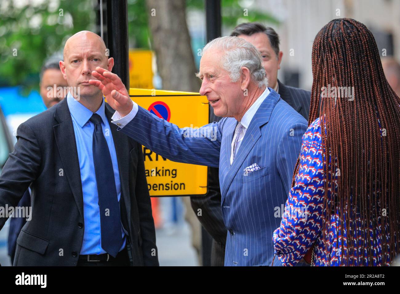 Happy smiling waving king charles iii hi-res stock photography and ...