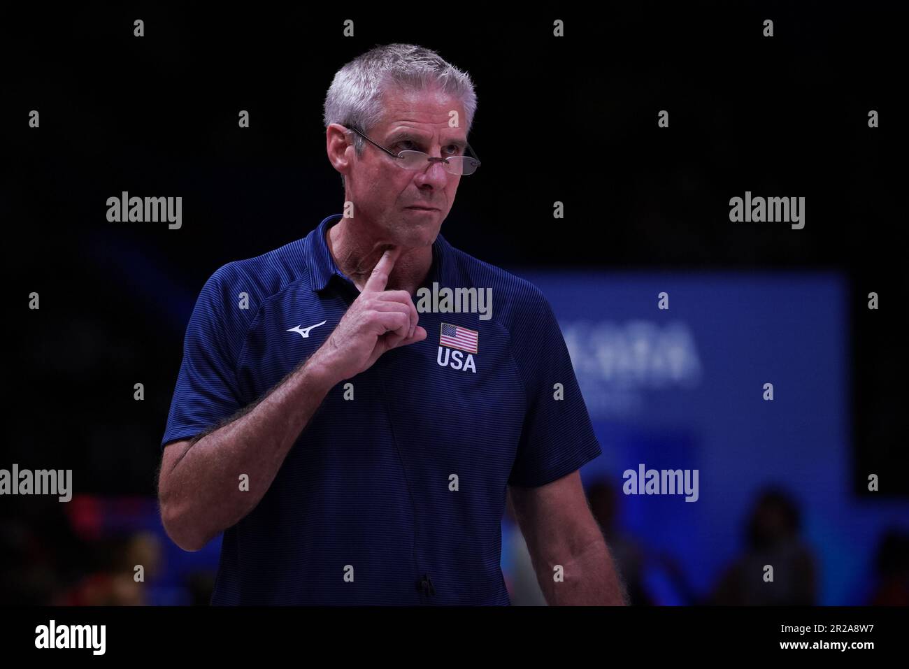 ANKARA, TURKIYE - JULY 13, 2022: Coach Karch Kiraly in United States vs ...