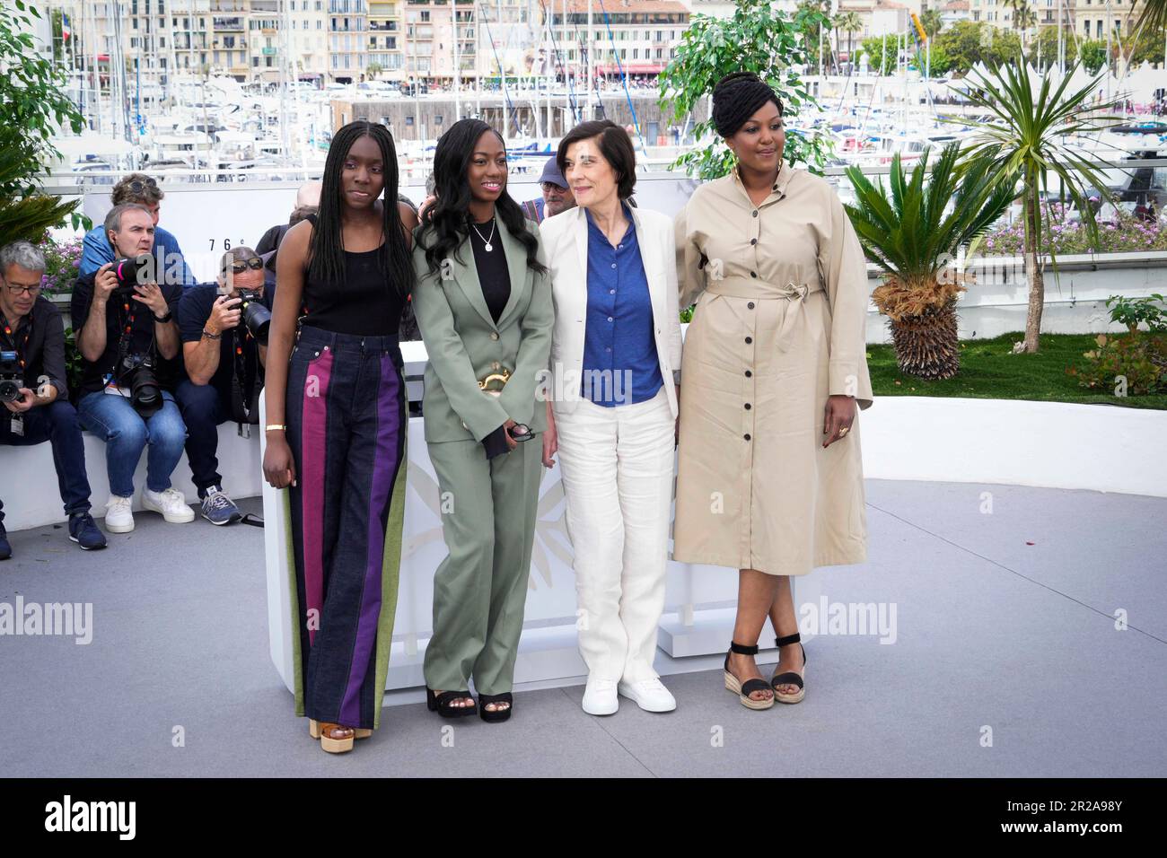 Cannes, France. 18th May, 2023. Suzy Bemba, Esther Gohourou, Catherine ...