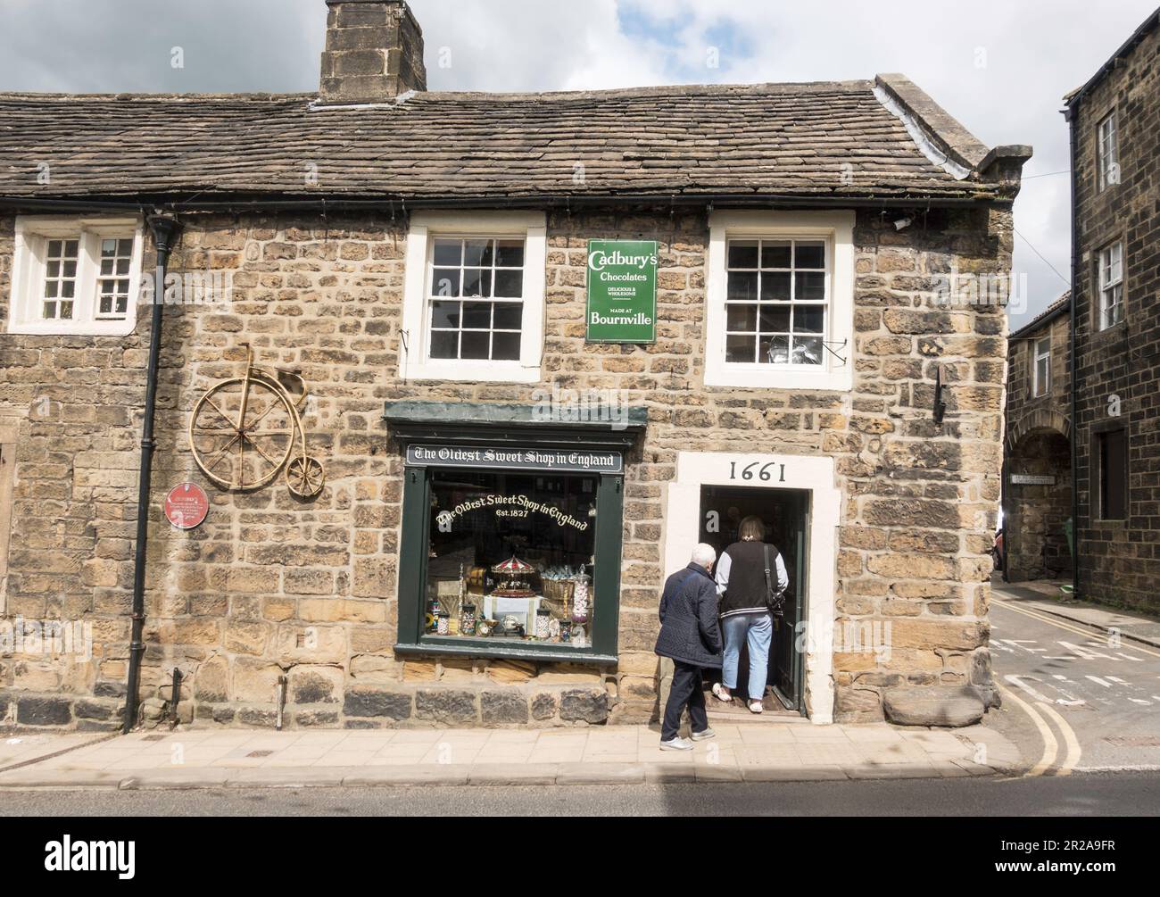 The oldest sweet shop in England on Pateley Bridge High Street, North ...