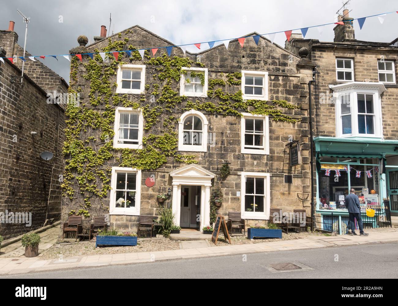 The listed Georgian Talbot Hotel in Pateley Bridge, North Yorkshire ...