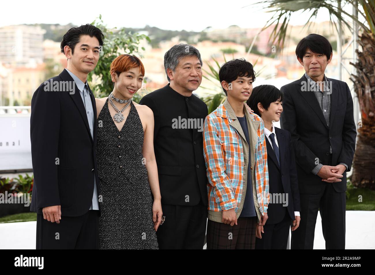 May 18, 2023, Cannes, Cote d'Azur, France: 'Kaibutsu' cast and crew members NAGAYAMA EITA, ANDO ...