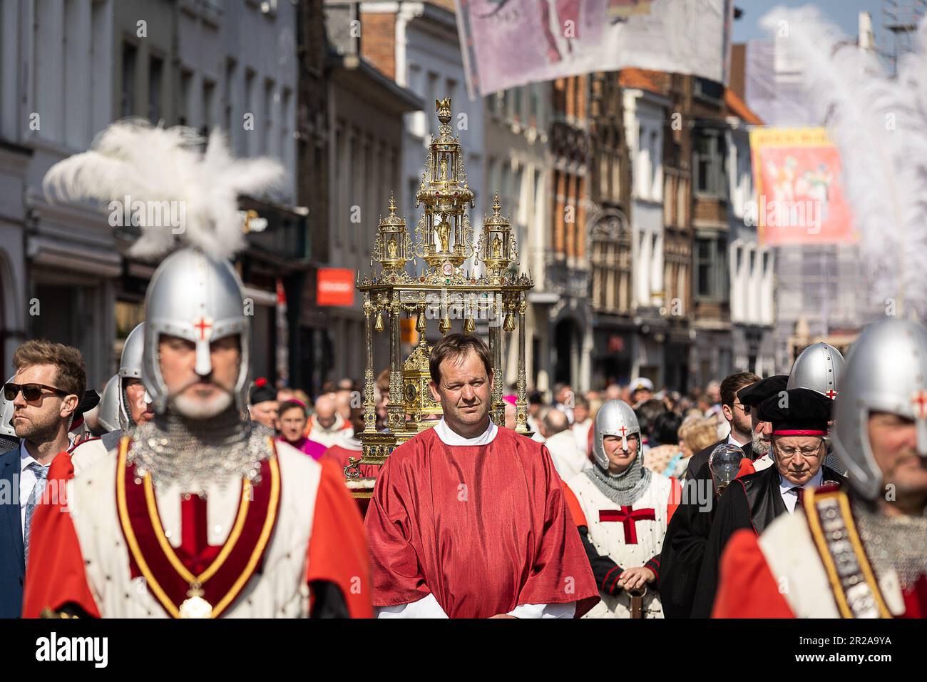 Brugge, Belgium. 18th May, 2023. Illustration picture shows the Holy ...
