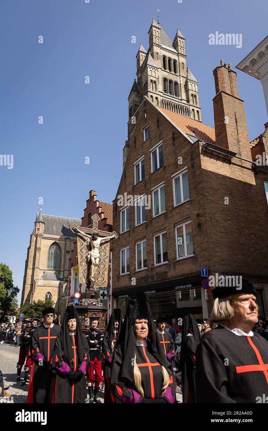 Brugge, Belgium. 18th May, 2023. Illustration picture shows the Holy ...