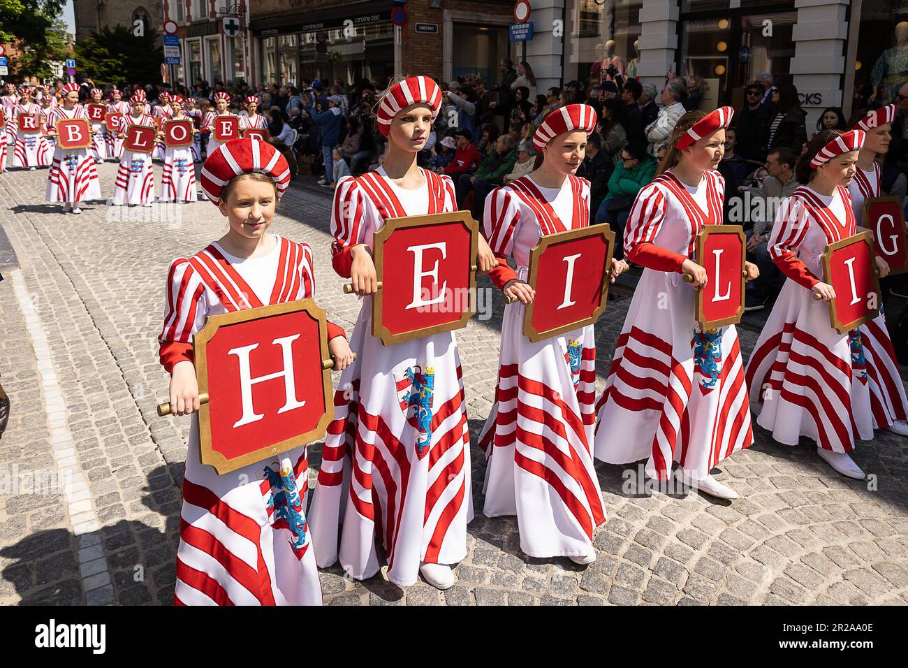 Brugge, Belgium. 18th May, 2023. Illustration picture shows the Holy ...
