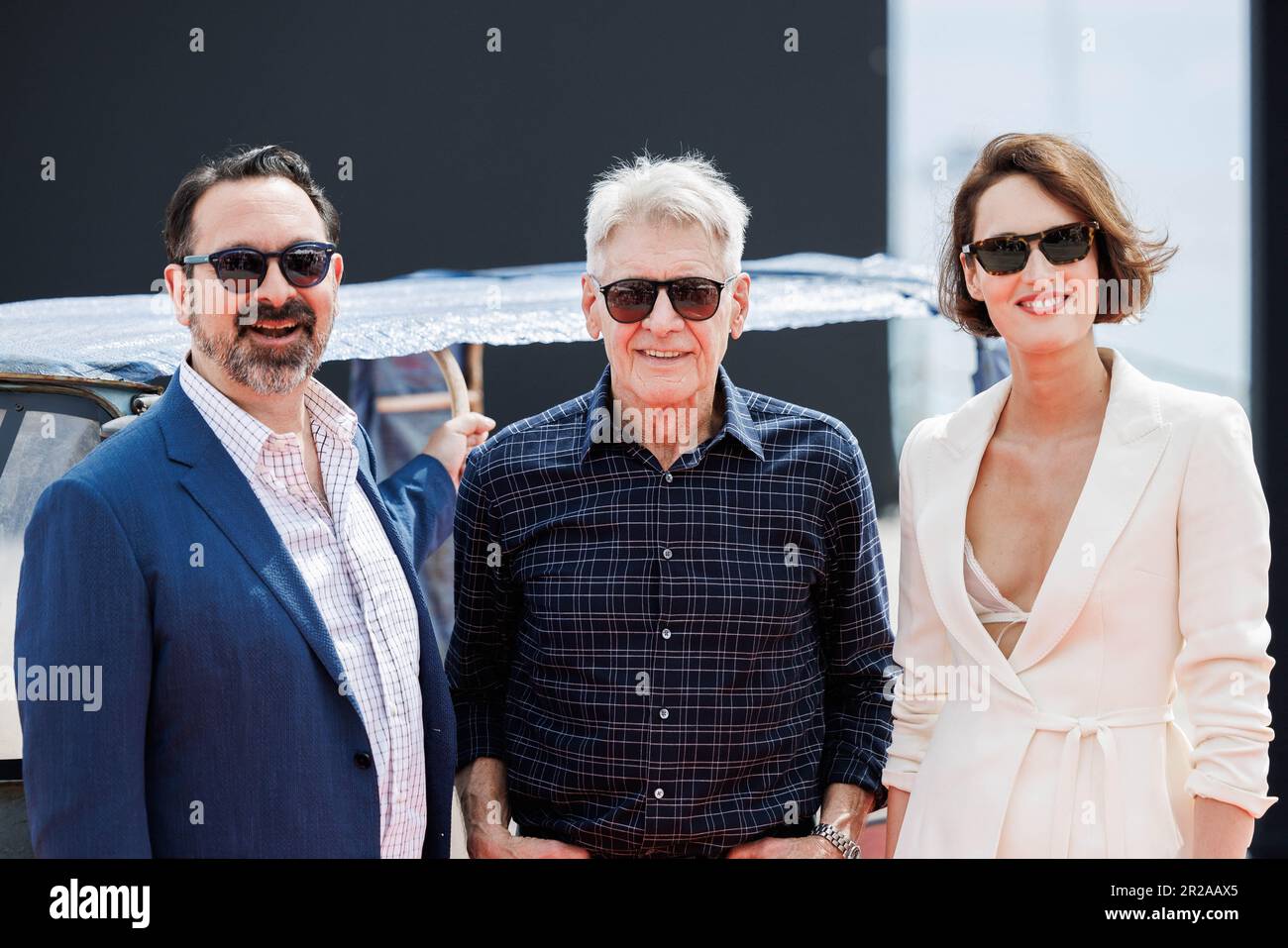 Cannes, France. 18th May, 2023. James Mangold, Harrison Ford, Phoebe ...