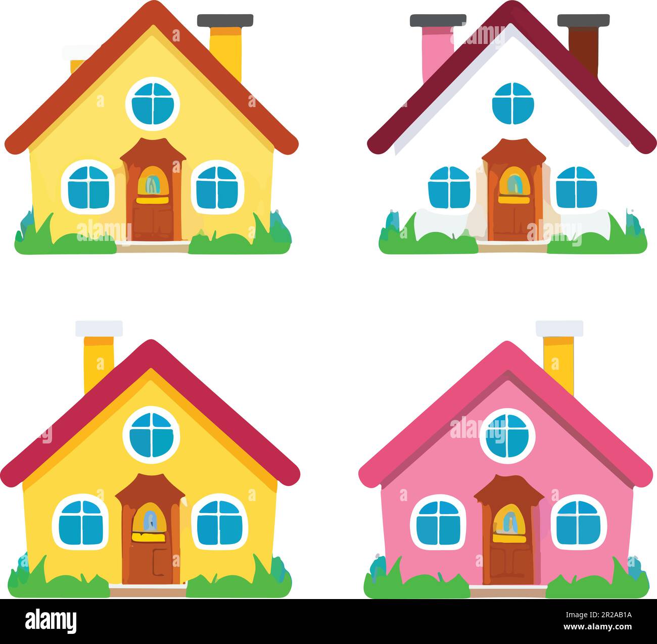 Village cartoon Cut Out Stock Images & Pictures - Alamy