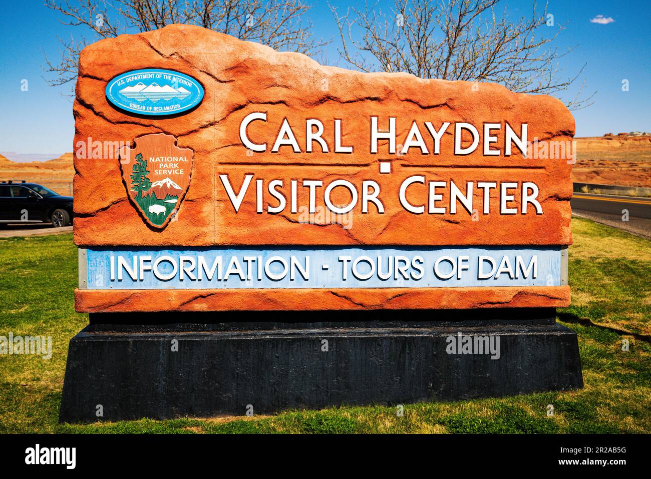 Glen canyon dam sign hi-res stock photography and images - Alamy
