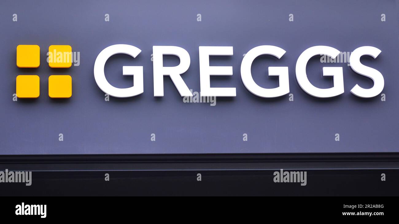 Greggs the bakers a bakery hi-res stock photography and images - Alamy