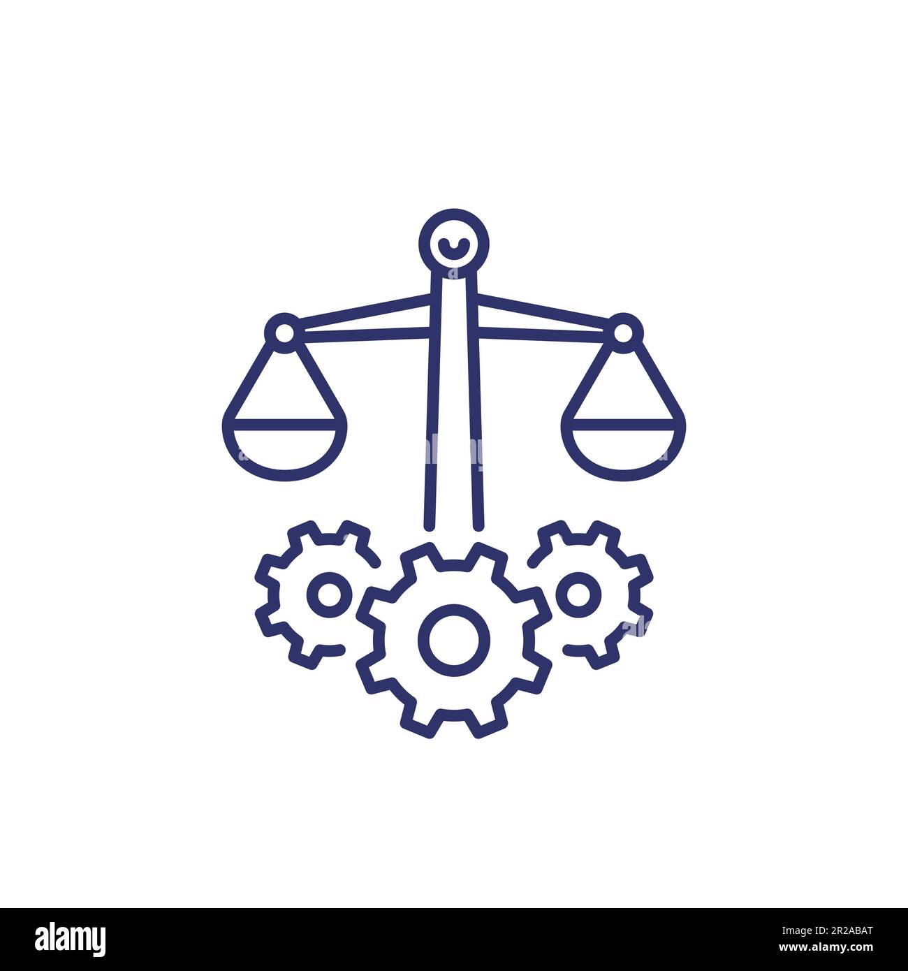 Risk opportunity scales Stock Vector Images - Alamy