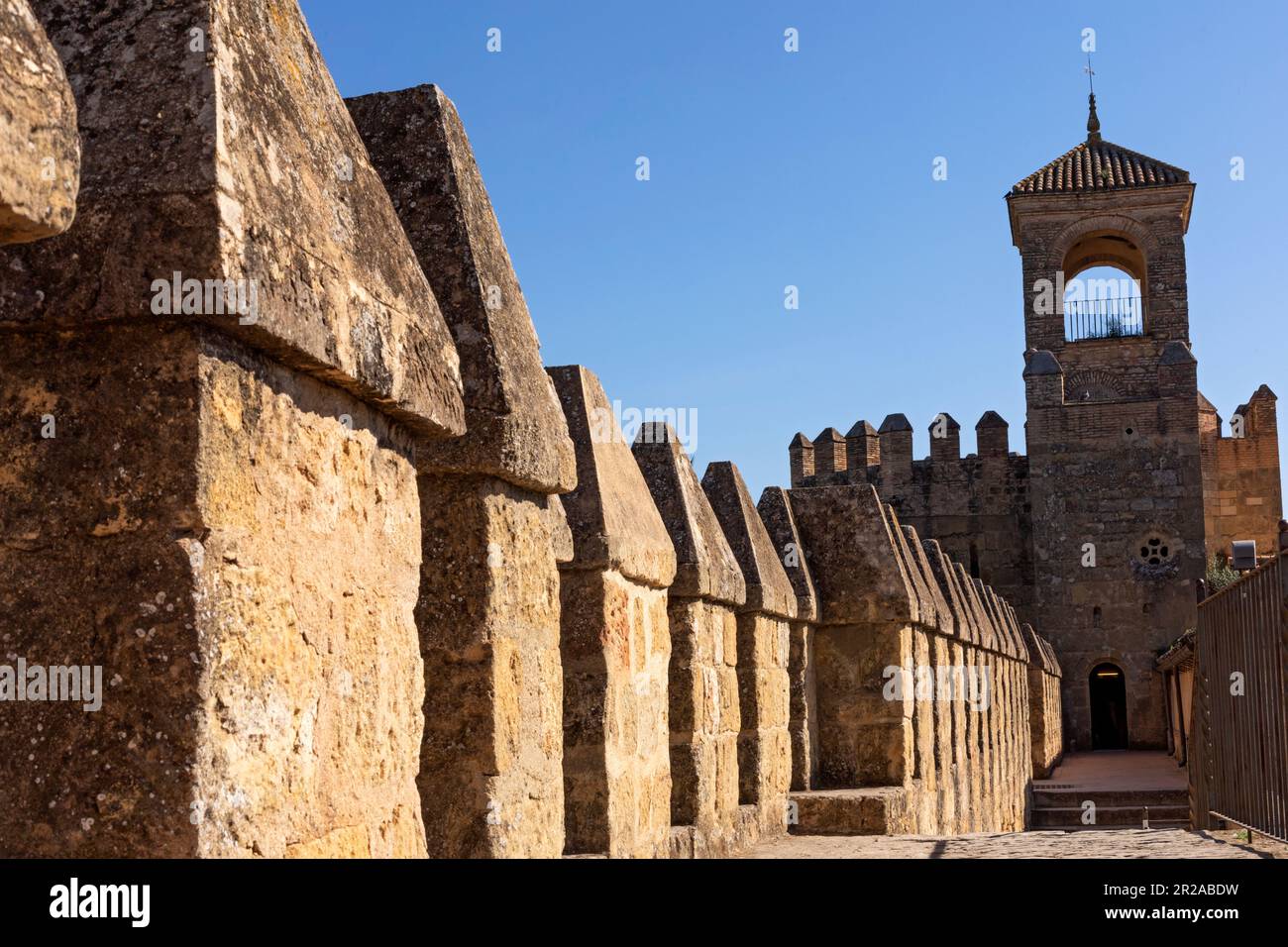 Spain, Andalusia, Cordoba, Alcazar of The Christian Monarchs, towers ...