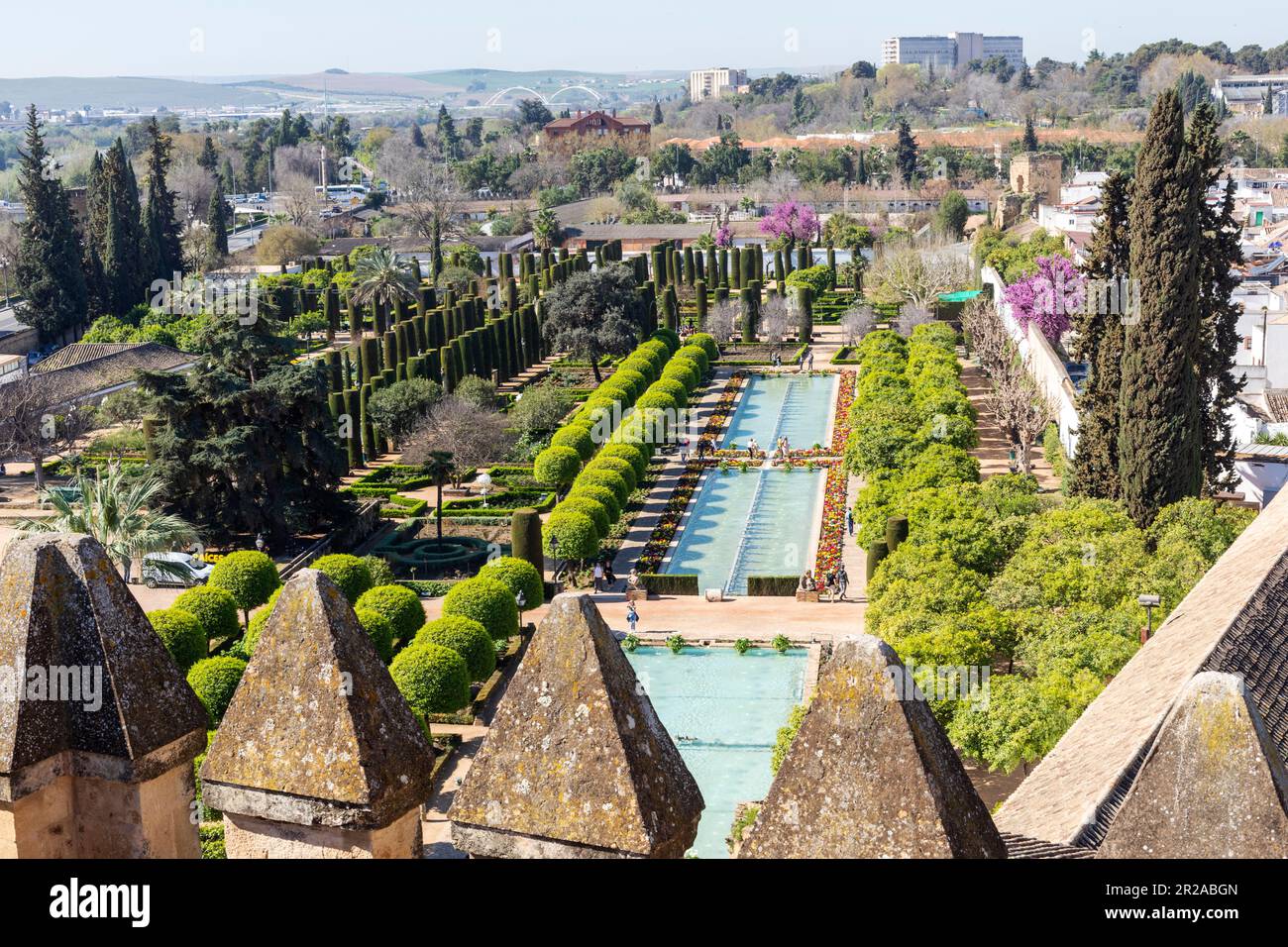 Spain, Andalusia, Cordoba, Alcazar of The Christian Monarchs, Gardens ...