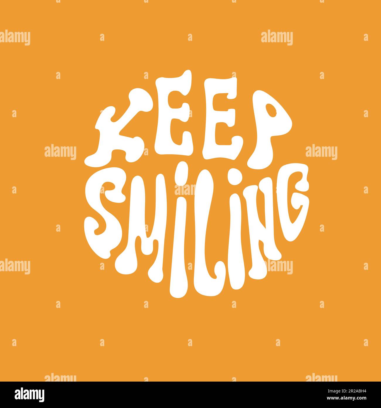 Keep smiling message Stock Vector Images - Alamy