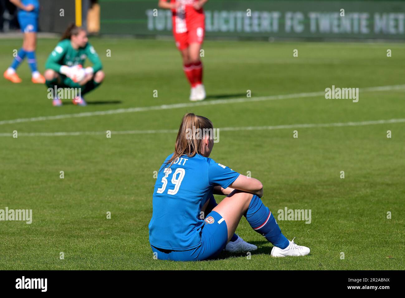 THE HAGUE - Fleur Stoit of PSV after the completion of the TOTO KNVB ...