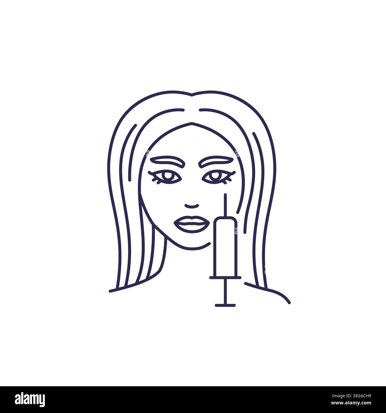 Aesthetic facial Stock Vector Images - Alamy