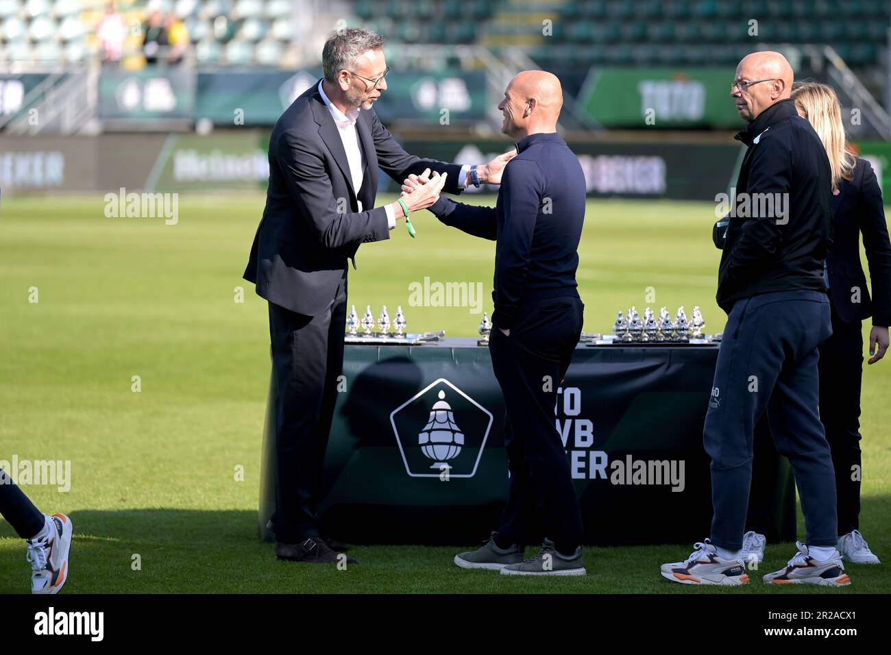 THE HAGUE - PSV trainer coach Rick de Rooij after the completion of the ...